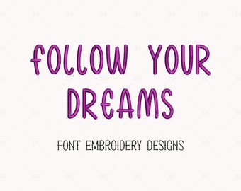 Mini Font Embroidery Design, Font Embroidery Design, Letters and ...