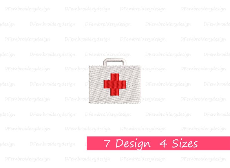 Medical Embroidery Designs Bundle: Nurse Doctor Patterns, Small Hoop ...