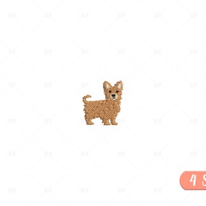 Mini Yorkie Dog Embroidery Designs, Yorkie Dog Embroidery Designs, Dog ...
