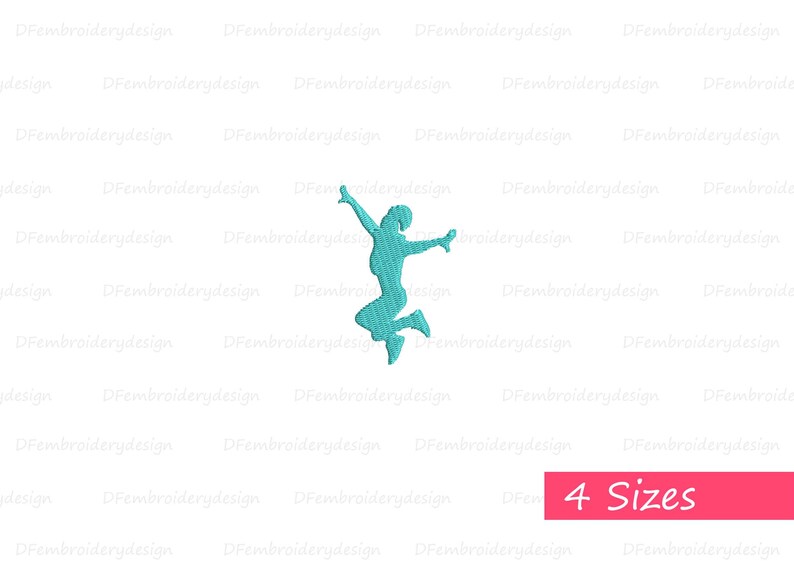 Mini Modern Dance Embroidery Designs: 6 Designs, 4 Sizes (digital ...