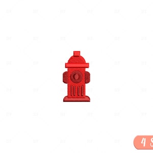 Fireman Embroidery Design: Fire Truck, Hydrant, More! (digital Download ...