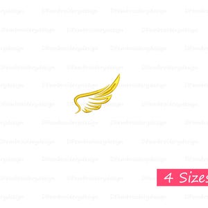 Mini Wing Embroidery Designs, Wing Embroidery Design, Angel Wing ...