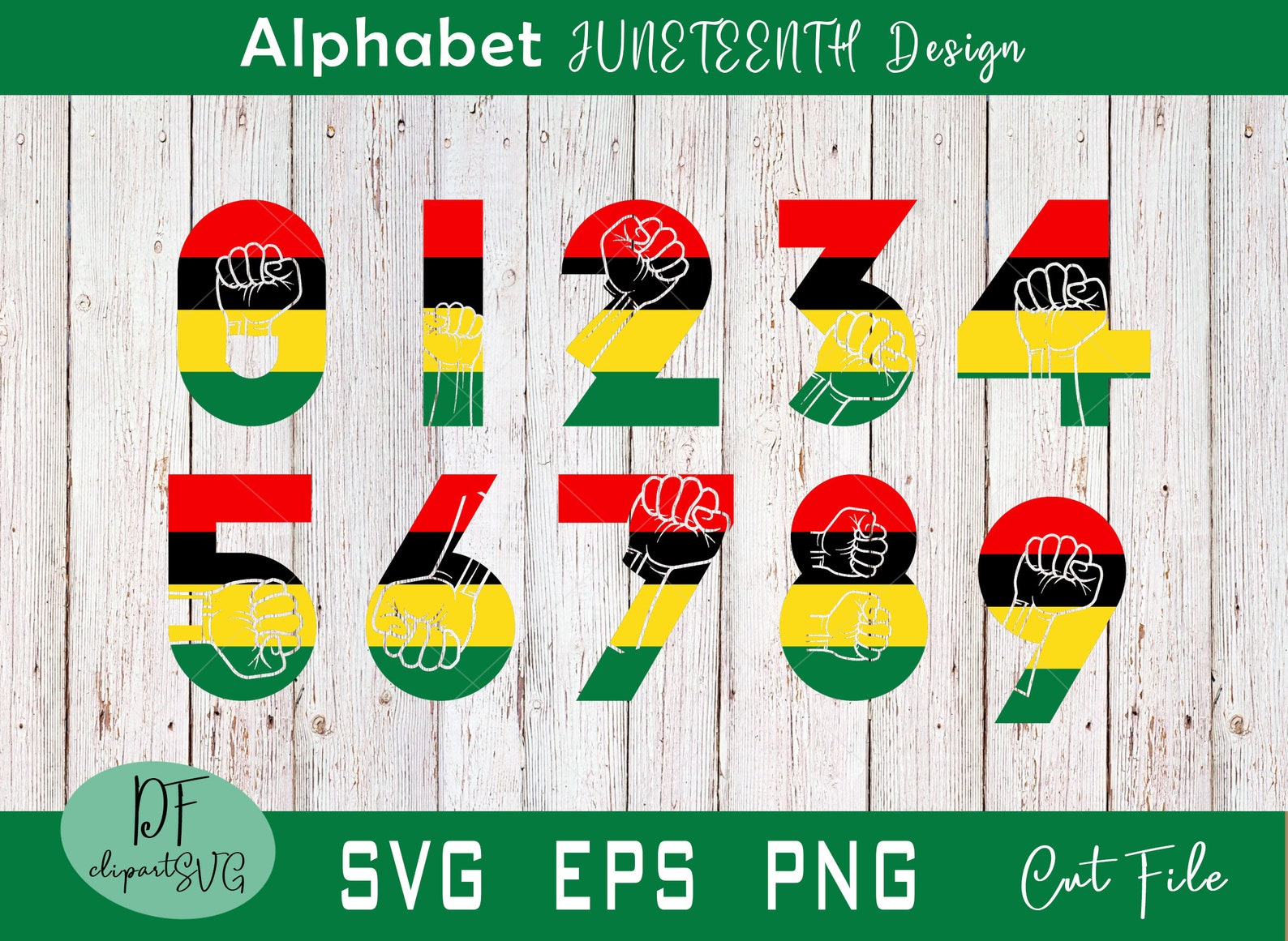 Juneteenth Font Svg Bundle Layered for Cut in Vinyl With - Etsy