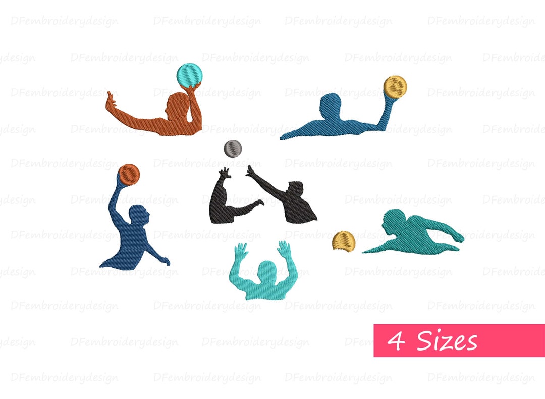 Mini Water Polo Embroidery Designs, Water Polo Embroidery Designs ...