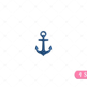 Mini Anchor Embroidery Designs, Anchor Embroidery Design, 5 Designs, 4 ...