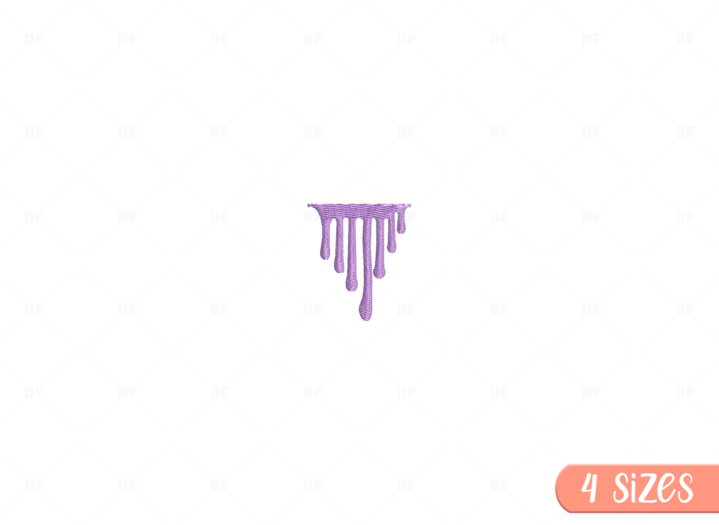 Mini Dripping Embroidery Designs Paint Drip Embroidery Honey - Etsy