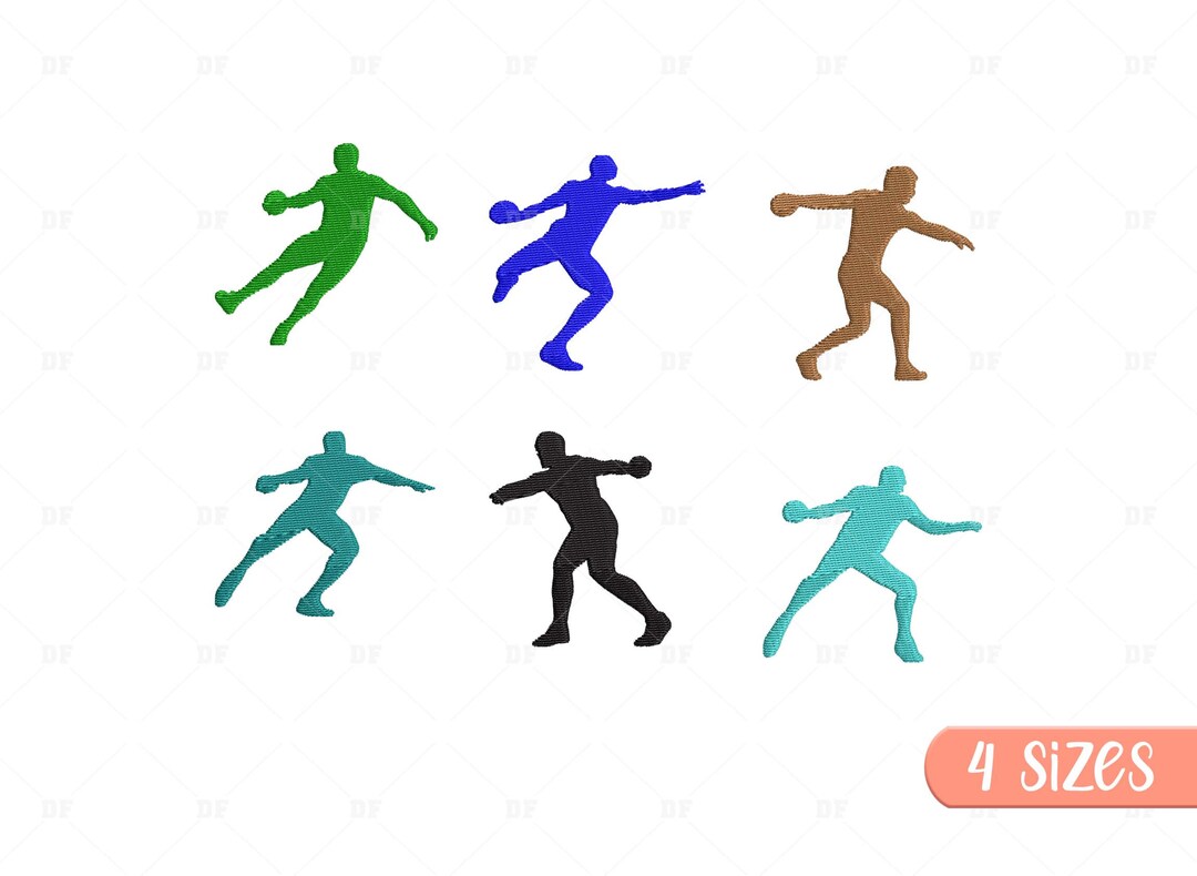 Mini Handball Boy Embroidery Designs,handball Embroidery Designs, Sport ...