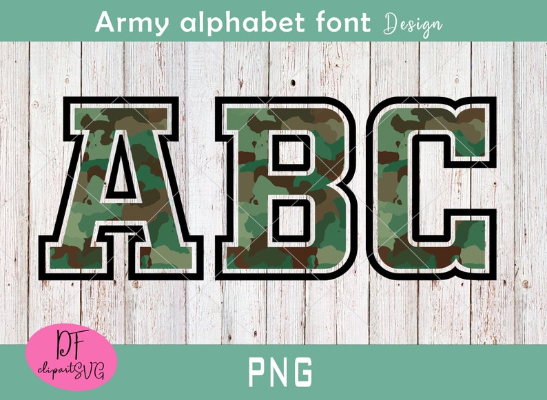 Army Alphabet Army Font Stencil Font Stencil Font PNG | Etsy Army Alphabet Army Font Stencil Font Stencil Font PNG | Etsy