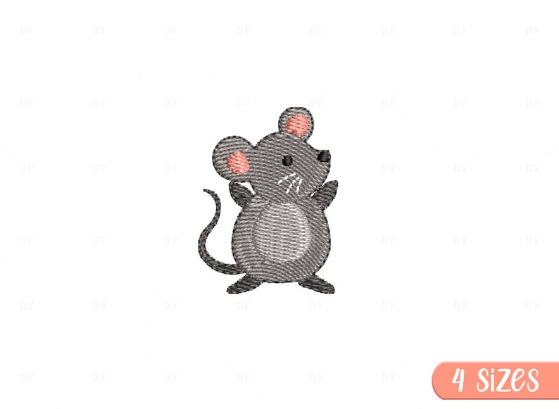 Mini Mouse Embroidery Design Mouse Embroidery Design Bundle - Etsy