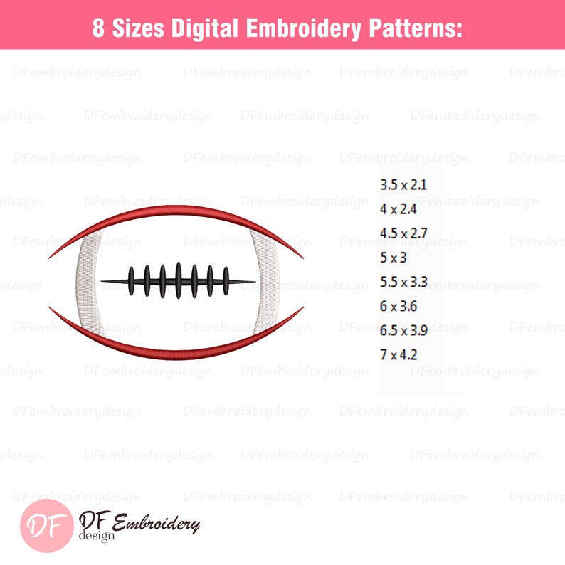 Football Laces Embroidery Design Bundle, Sporty Machine Embroidery ...