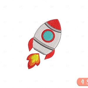 Mini Rocket Embroidery Design, Spaceship Embroidery Designs, Baby Boy ...