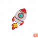 Mini Rocket Embroidery Design Spaceship Embroidery Designs - Etsy
