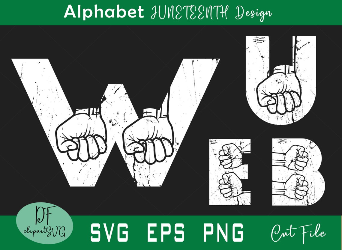 Juneteenth SVG Font Juneteenth for Cricut Juneteenth - Etsy Canada
