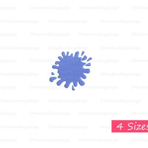 Paint Splatter Machine Embroidery Designs: Artistic Stitch Patterns (4 ...