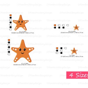 Mini Baby Sea Star Embroidery Design, Baby Sea Star Embroidery Design ...