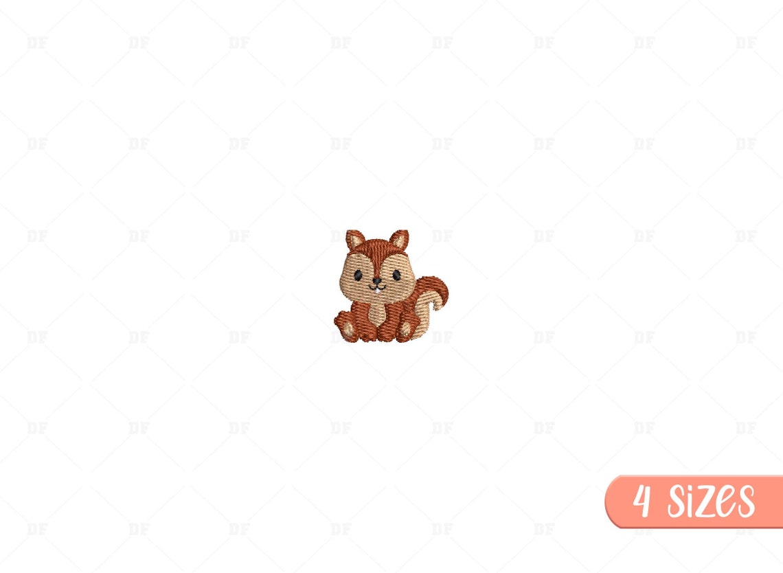 Mini Woodland Animals Embroidery Designs: Safari Animals (digital ...