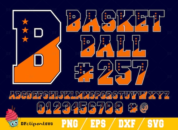 Basketball Font Jersey Letters SVG Jersey Font SVG Jersey - Etsy