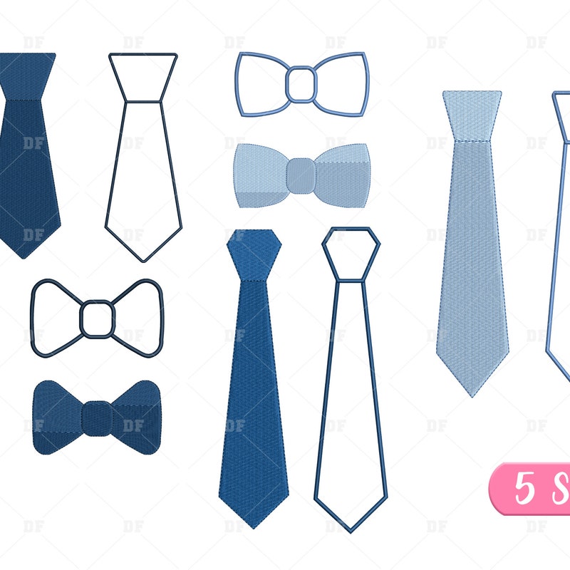 Ties With Motif - Etsy