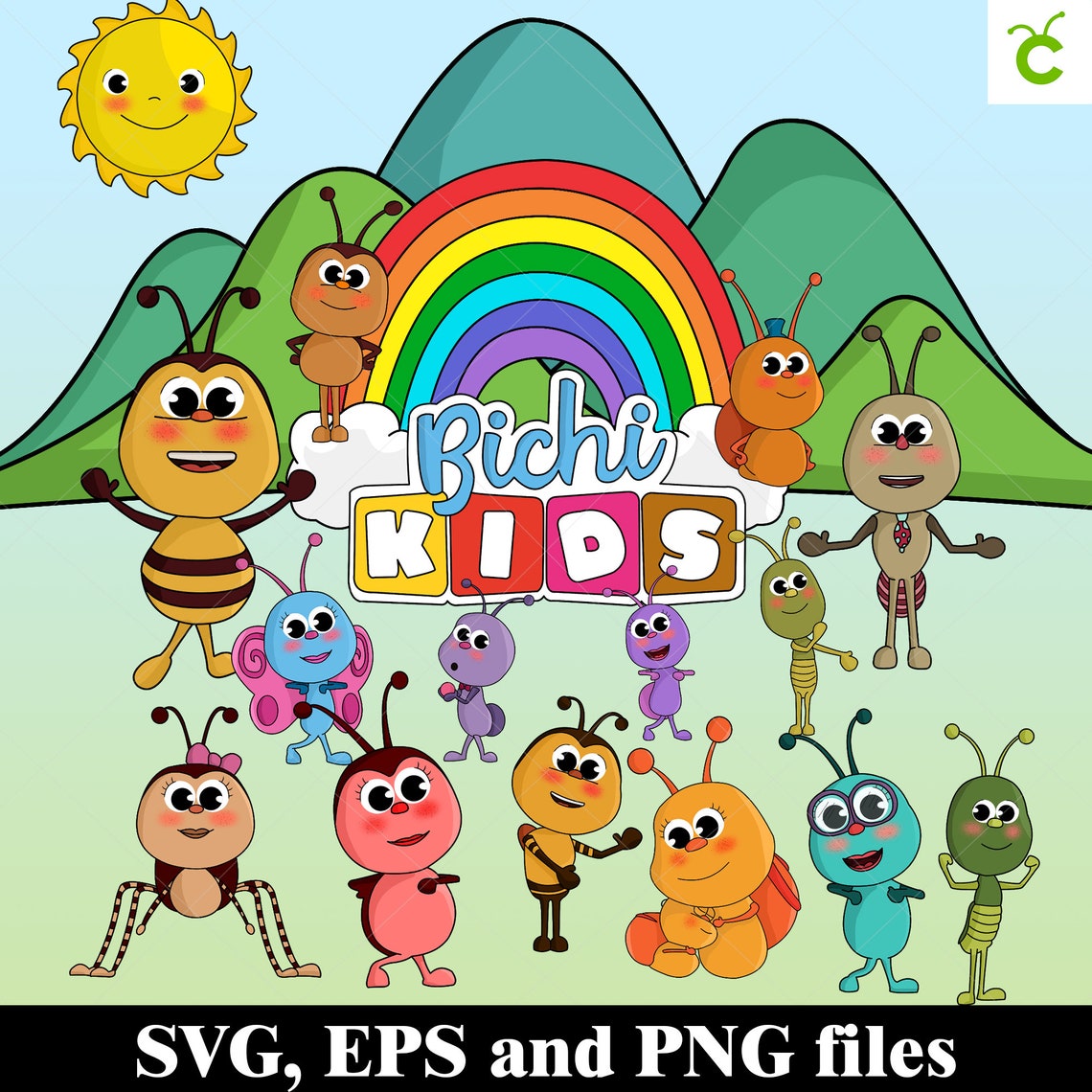 Bichikids Bichikids SVG Bundle Bichikids Clipart Bichikids - Etsy
