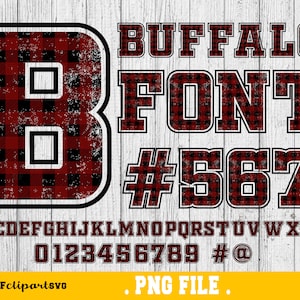 Buffalo Plaid Fonts Alphabet Clipart Plaid Letters & | Etsy