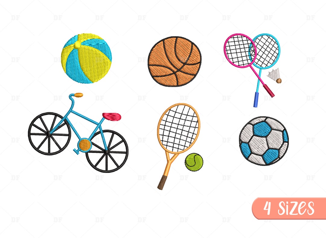 Mini Sport Embroidery Design, Sport Embroidery Design, Basketball ...
