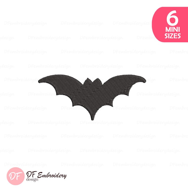 Bat Embroidery - Etsy