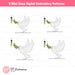 Mini Dove Machine Embroidery Design: Wedding, Christening, Family ...