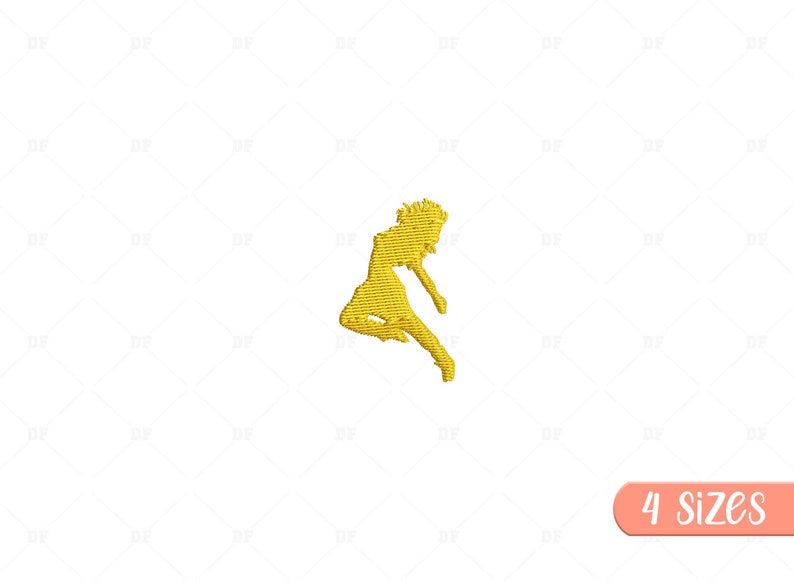 Mini Dancing Machine Embroidery Designs: 6 Patterns, 4 Sizes (digital ...