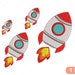Mini Rocket Embroidery Design Spaceship Embroidery Designs - Etsy