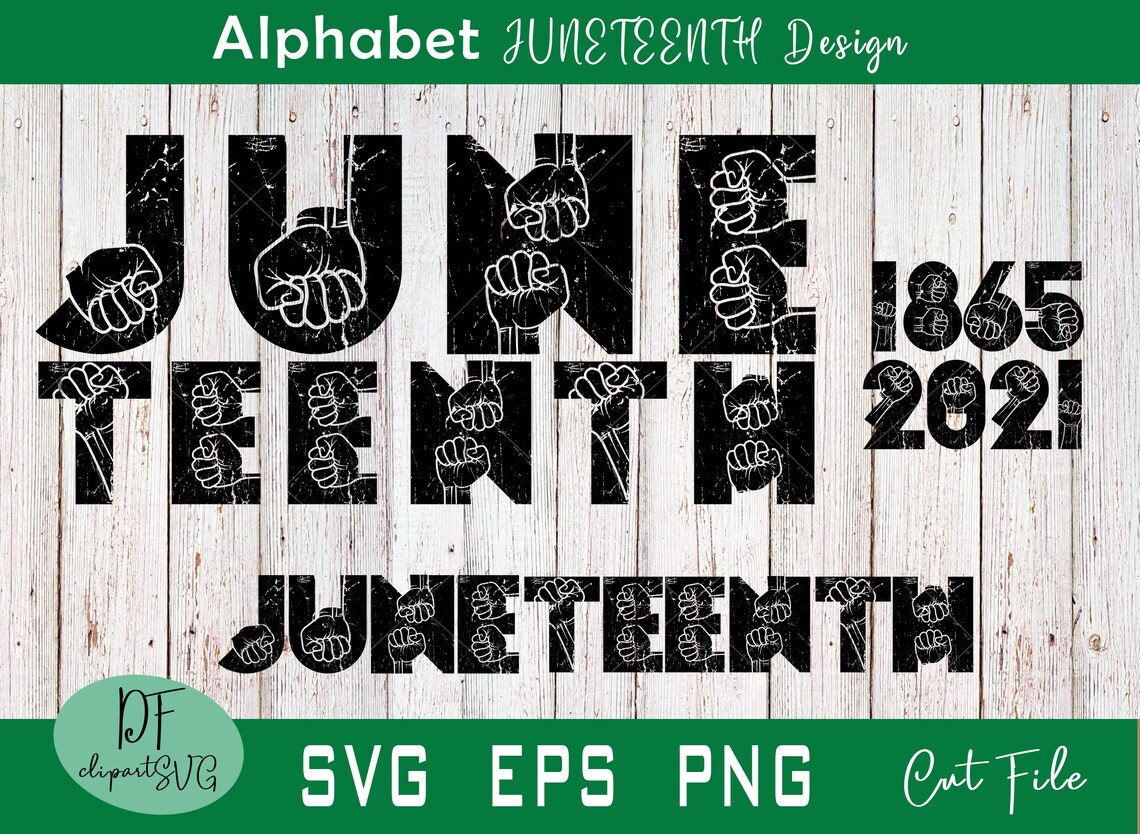 Juneteenth SVG Font Juneteenth for Cricut Juneteenth - Etsy Canada