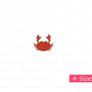 Mini Crab Embroidery Designs, Crab Embroidery Designs, Animals ...