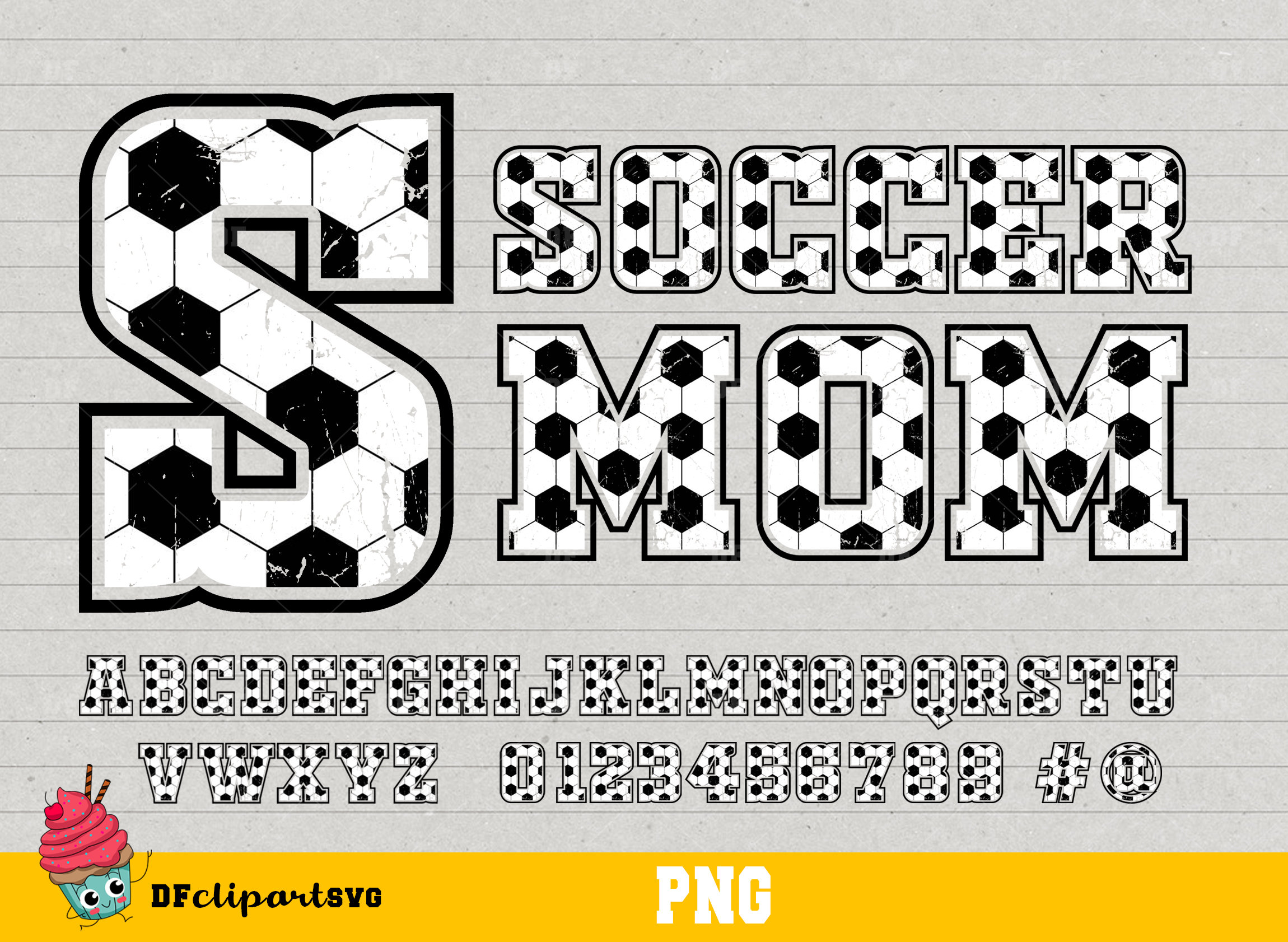 Soccer Ball Font: PNG Letters and Numbers (digital Download) - Etsy