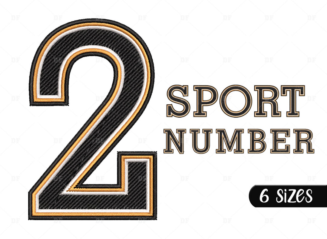 Sport Number Embroidery Designs, Sport Embroidery Designs, Number ...