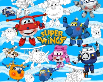 Super Wings Svg | Etsy