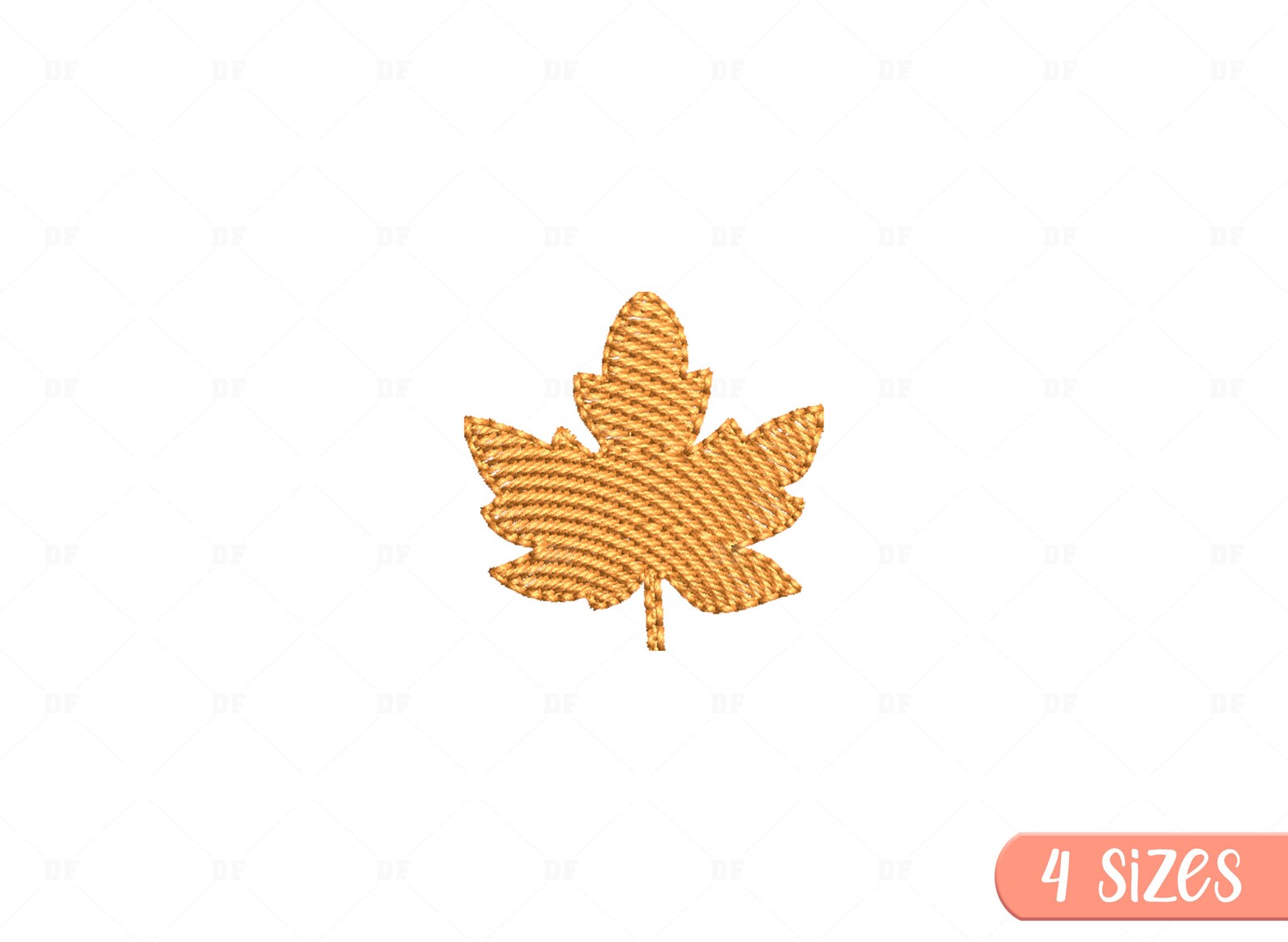 Mini Fall Leaves Embroidery Designs Maple Leaves Machine - Etsy