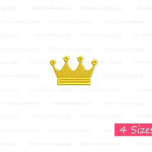 Mini Crown Machine Embroidery Designs: Regal Flair (instant Download ...