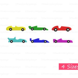 Mini Race Car Embroidery Designs, Race Car Embroidery Designs, Car ...