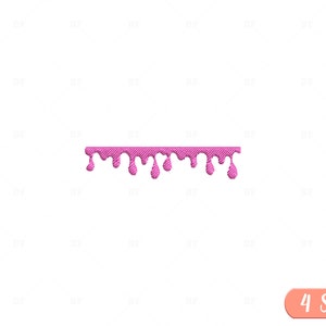 Mini Dripping Embroidery Designs, Paint Drip Embroidery, Honey Drip ...