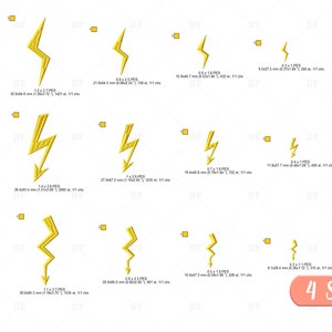 Mini Lightning Embroidery Designs, Lightning Embroidery Designs ...