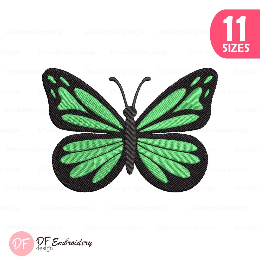 Cute Butterfly Embroidery Design, Mini Butterfly Machine Embroidery ...
