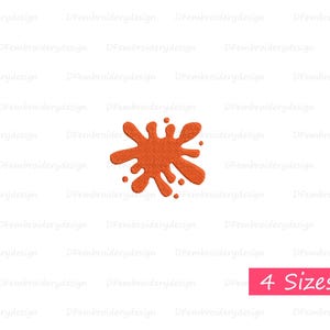 Paint Splatter Machine Embroidery Designs: Artistic Stitch Patterns (4 ...
