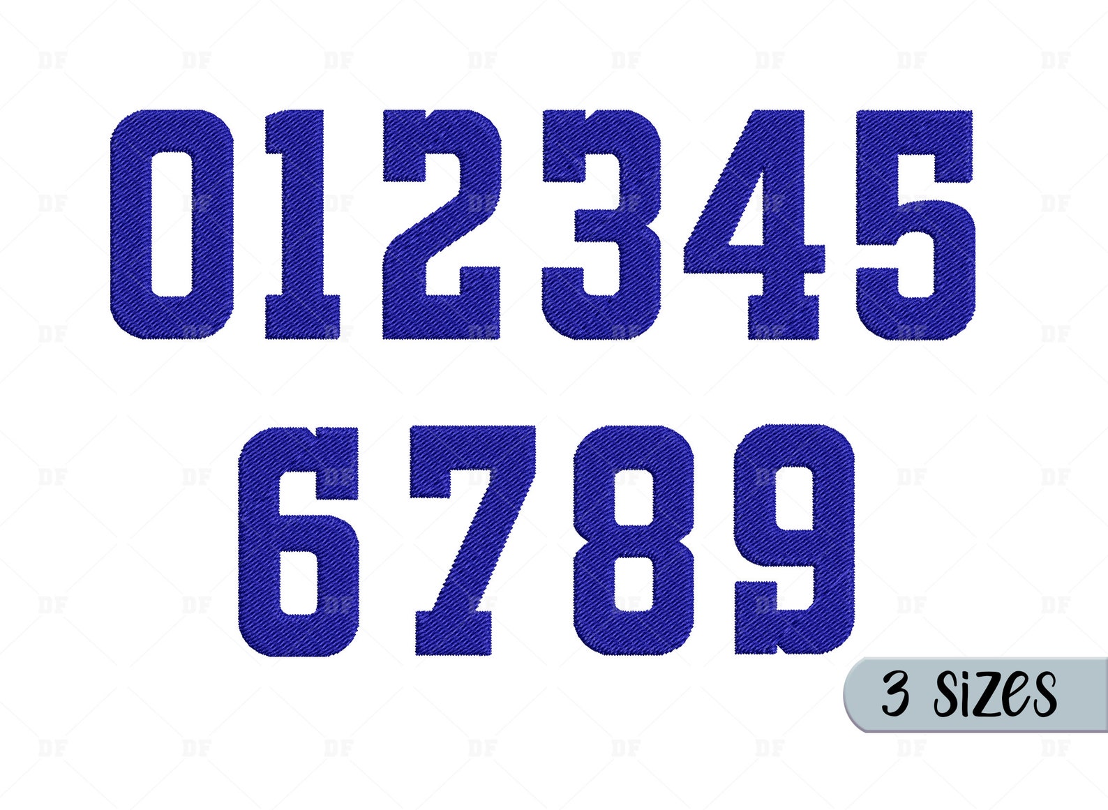 Large Font Embroidery Design Font Alphabet Embroidery Design - Etsy