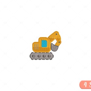 Mini Construction Embroidery Design, Vehicles Embroidery, 5 Designs, 4 ...