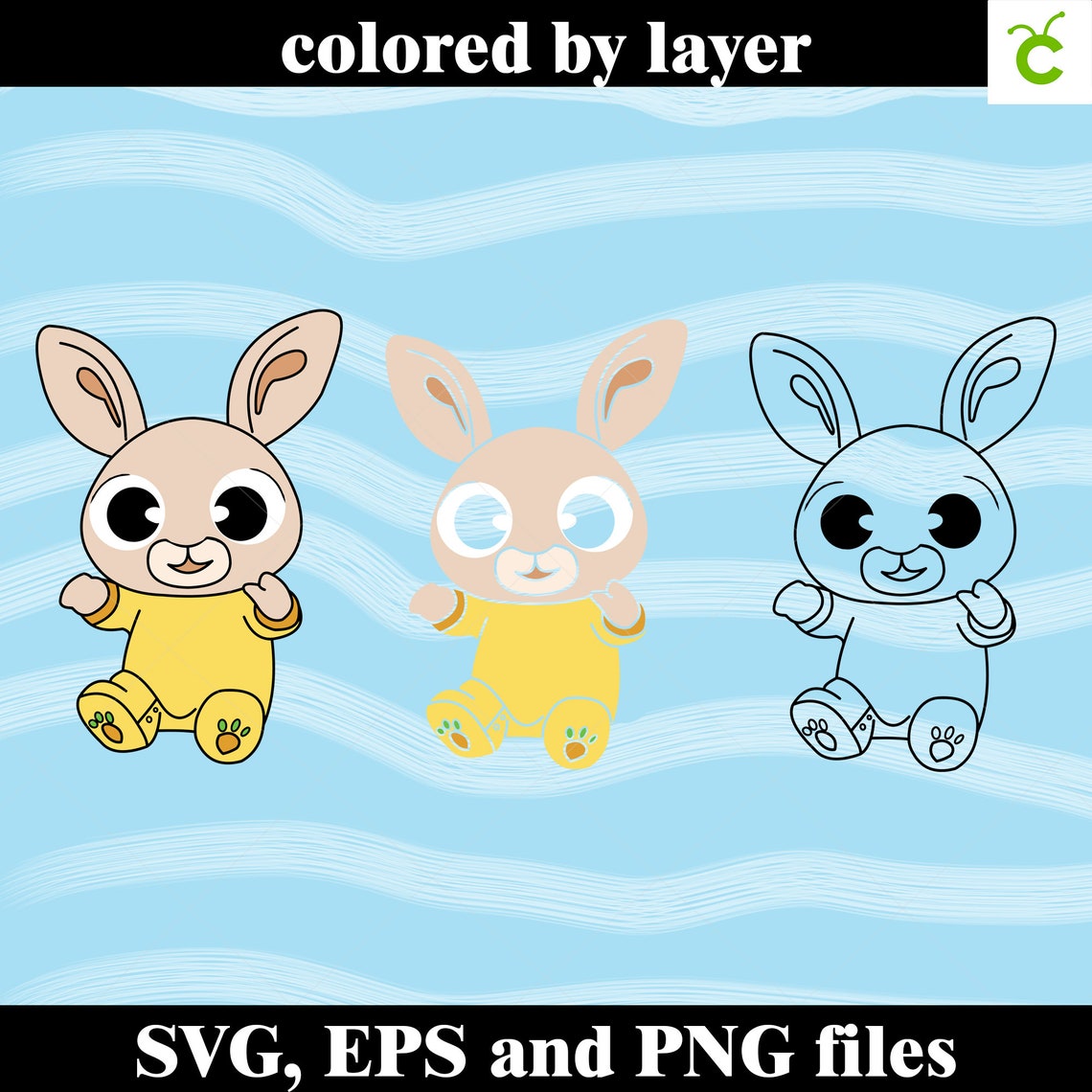 Bing bunny bing bunny Party bing bunny svg bing bunny | Etsy