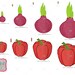 Vegetables Embroidery Design Bundle, Vegetables Embroidery Design ...