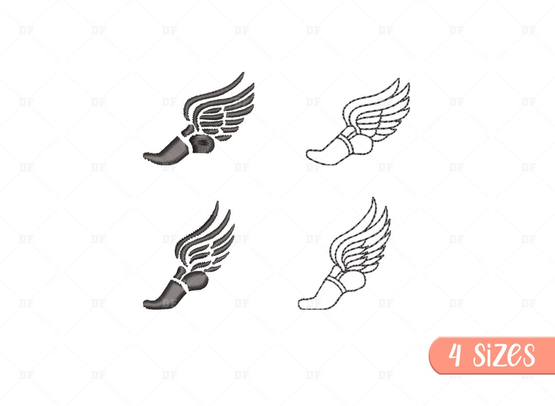 Mini Track and Field Embroidery Design, Track and Field Embroidery ...