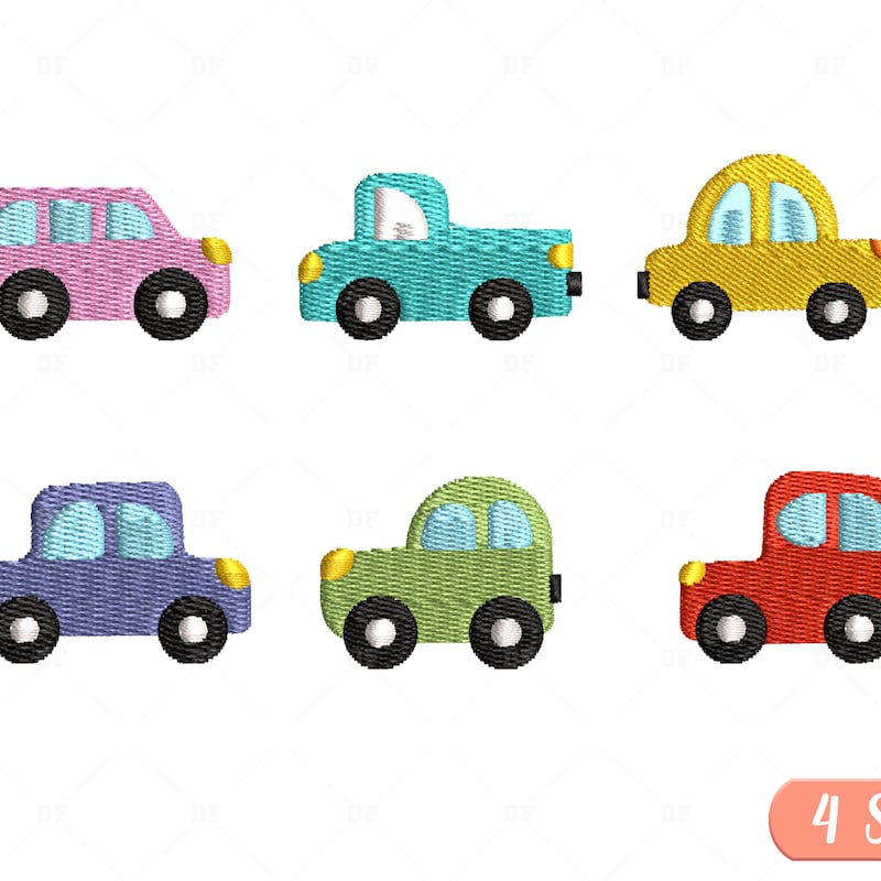 Cars Embroidery - Etsy