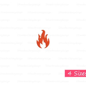 Mini Fire Flame Embroidery Designs, Fire Flame Embroidery Designs, Fire ...