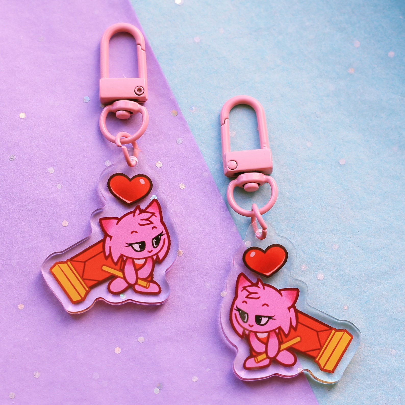 Cute Small Acrylic Keychains - Etsy