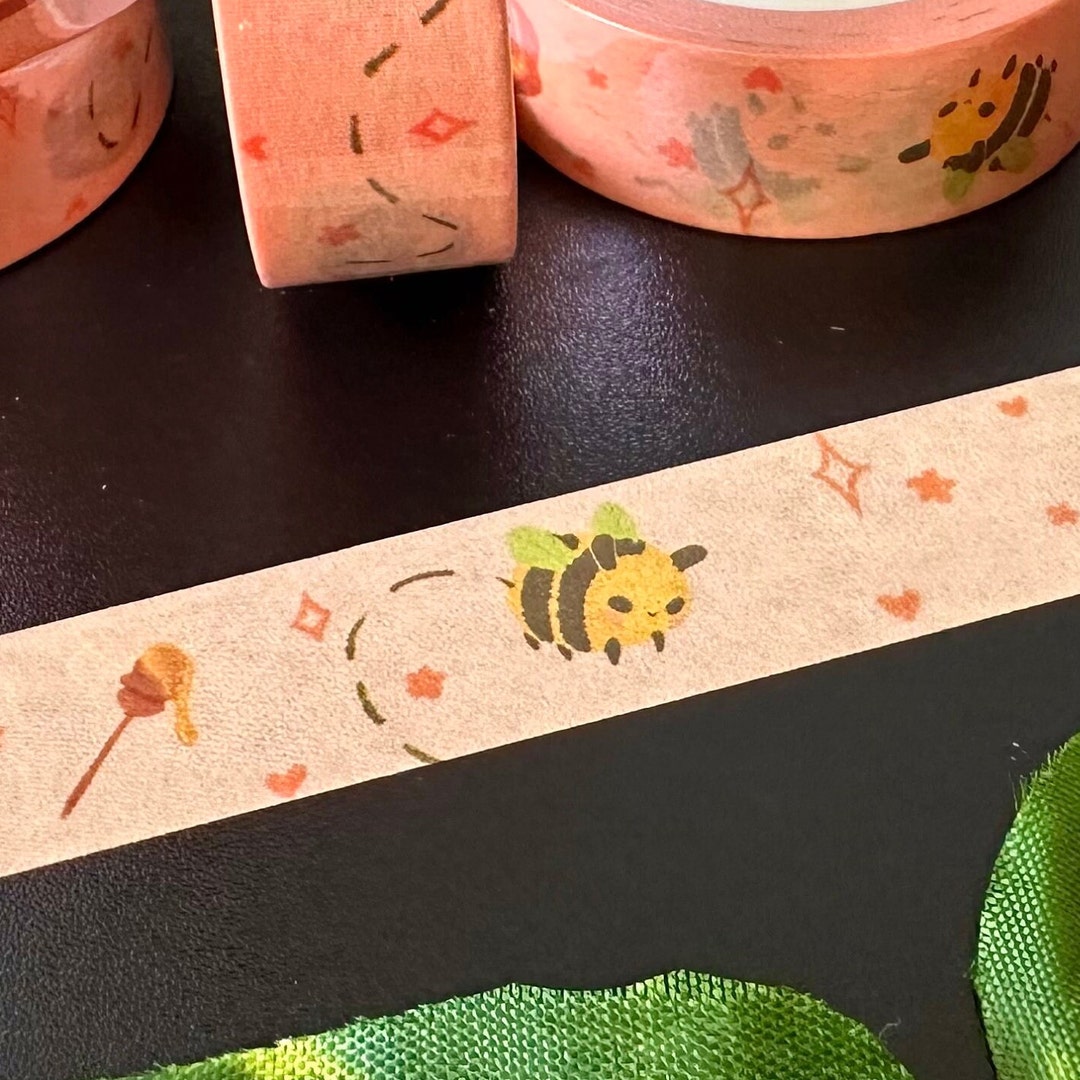 Cute Bee Washi Tape | Cute Bees | Cute Journalling - Etsy